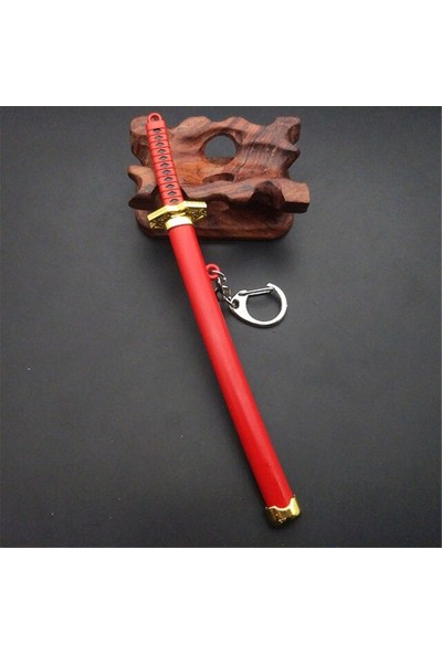 Alsade Sauron 15 cm Bıçak Anime Roronoa Zoro Ninja Katana Kılıç Anahtarlık
