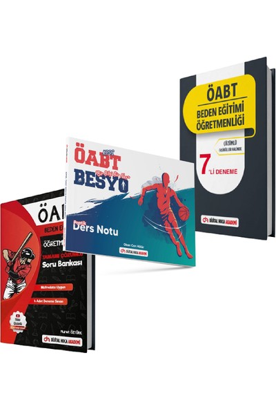 2022 ÖABT Beden Eğitimi Öğretmenliği 3'lü Set Dijital Hoca Akademi 2022 ÖABT Beden Eğitimi Öğretmenliği 3'lü Set Dijital Hoca Akademi