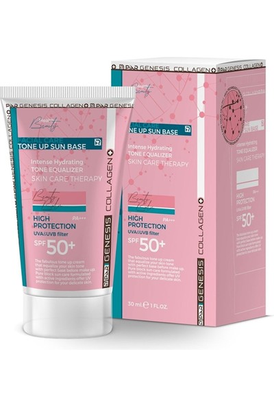 Piar Genesis Collagen Ton Up Sun Base Aydınlatıcı Ton Eşitleyici Spf 50+ 30 ml