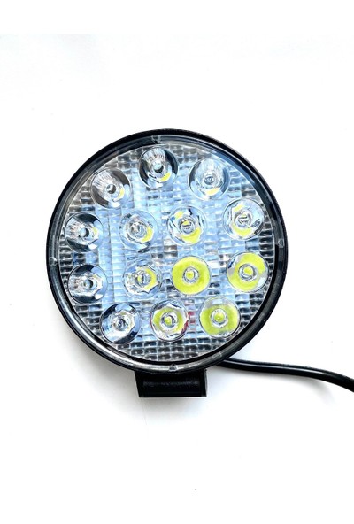 Point 14 LED Yuvarlak 48W Off Road Sis Farı Lambası Projektör 12-24V Point 14 LED Yuvarlak 48W Off Road Sis Farı Lambası Projektör 12-24V