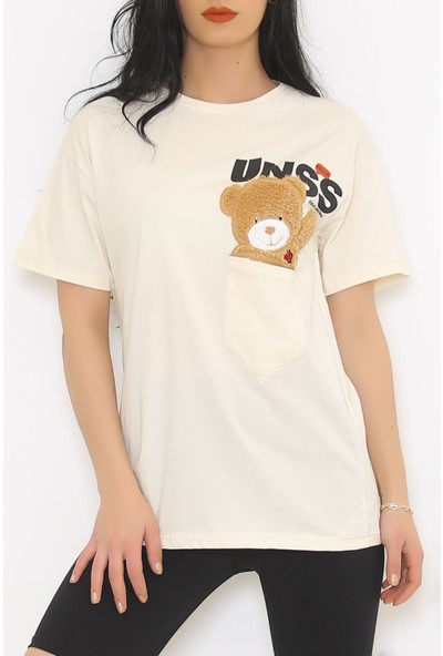 Aygi Cep Ayıcıklı Tişört Taş