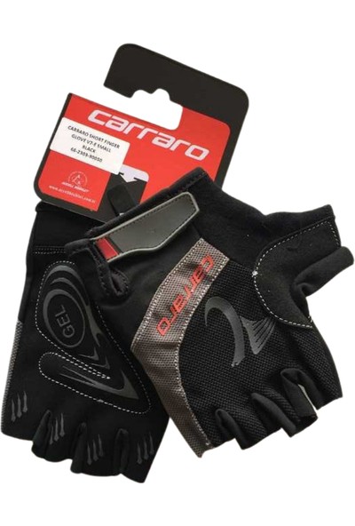 Carraro Kısa Parmak Eldiven Siyah Xl-V7