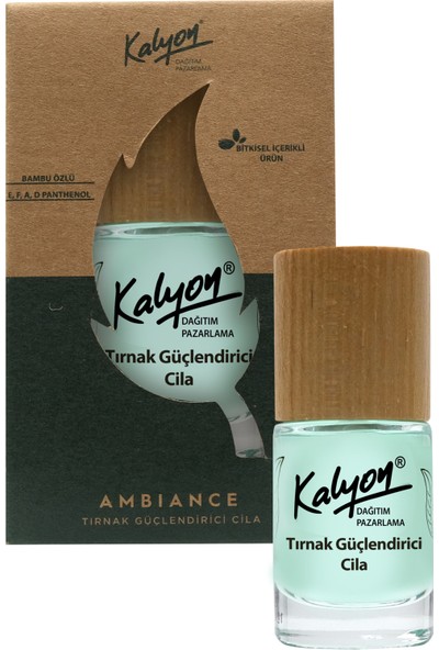 Kalyon Bitkisel Tırnak Güçlendirici Cila 11 ml