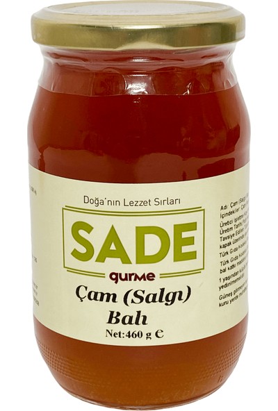 Sade Gurme Çam Ballı (Salgı) 460 gr