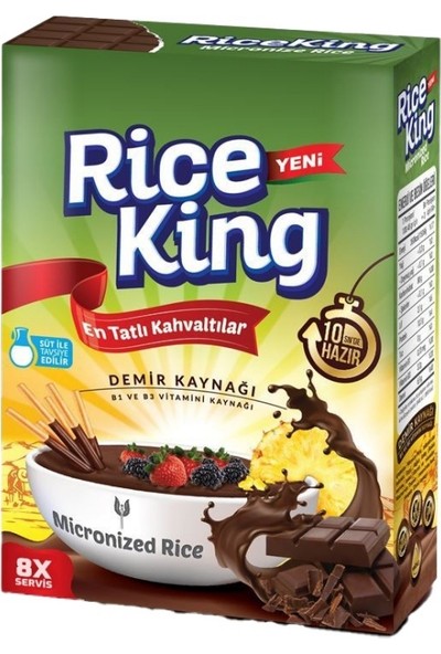 Rice King Mikronize Pirinç Çikolata 400 gr Rice King Mikronize Pirinç Çikolata 400 gr