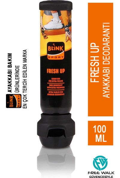 Blink Sport Fresh Up Ayakkabı Deodorantı 100 ml Blink Sport Fresh Up Ayakkabı Deodorantı 100 ml