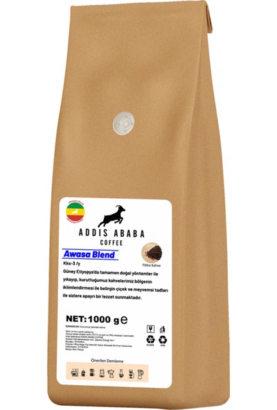 Addis Ababa Coffee Awasa Blend Filtre Kahve 1 kg