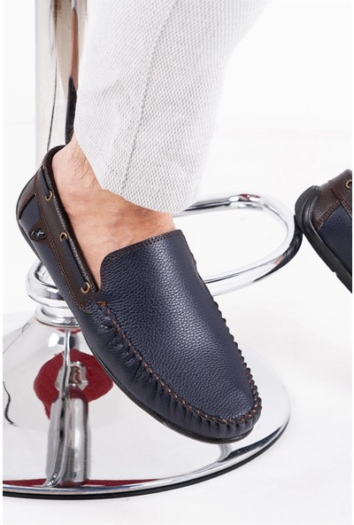 Freemax Loafer Rog Erkek Ayakkabı ROG.227 Lacivert Kahve Freemax Loafer Rog Erkek Ayakkabı ROG.227 Lacivert Kahve