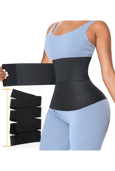 Tummy Wrap Waist Trainer Inceltici Sıkılaştırıcı Bele Dolamalı Kum Saati Görüntüsü Veren 4 Metre Sarma Korse Tummy Wrap Waist Trainer Inceltici Sıkılaştırıcı Bele Dolamalı Kum Saati Görüntüsü Veren 4 Metre Sarma Korse