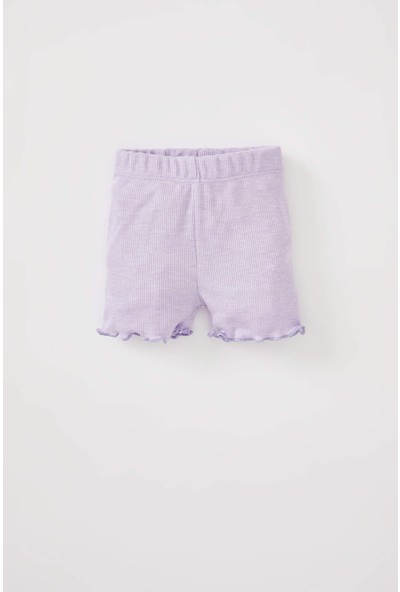 DeFacto Kız Bebek Regular Fit Normal Bel Fitilli Kaşkorse Şort Y6460A222SM DeFacto Kız Bebek Regular Fit Normal Bel Fitilli Kaşkorse Şort Y6460A222SM