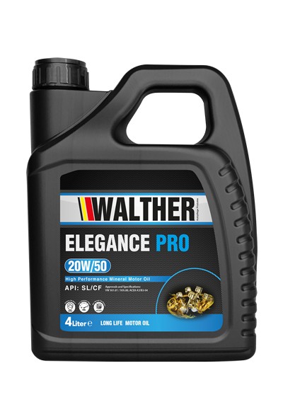 Walther Elegance Pro 20W-50 4 Litre Motor Yağı ( Üretim Yılı: 2022 ) Walther Elegance Pro 20W-50 4 Litre Motor Yağı ( Üretim Yılı: 2022 )