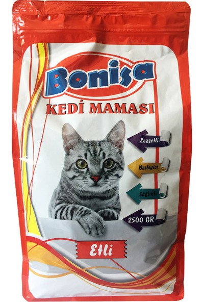 Bonisa Etli Kedi Maması 2.5 kg Bonisa Etli Kedi Maması 2.5 kg