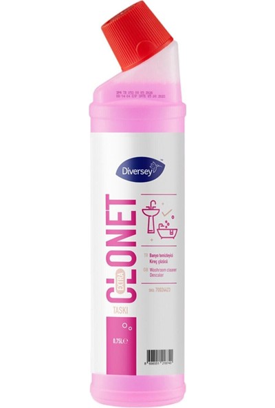 Diversey Clonet Extra Banyo Temizleyici Kireç Sökücü Diversey Clonet Extra Banyo Temizleyici Kireç Sökücü