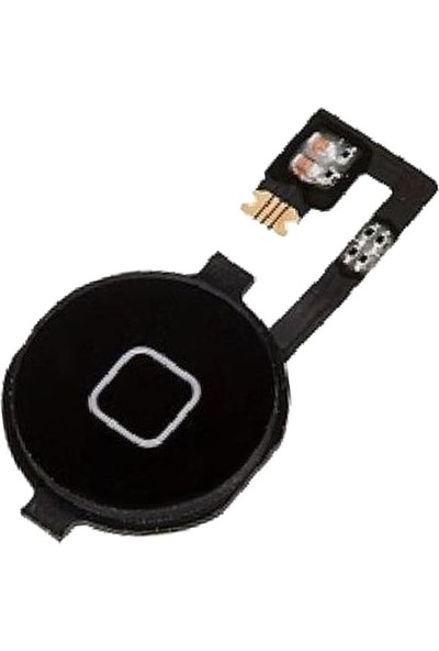 Nokta Teknik Apple iPhone 4s Home Tuş Orta Tuş Film Flex Siyah Nokta Teknik Apple iPhone 4s Home Tuş Orta Tuş Film Flex Siyah