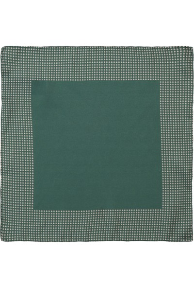 Altınyıldız Classics Desenli Yeşil Klasik Mendil