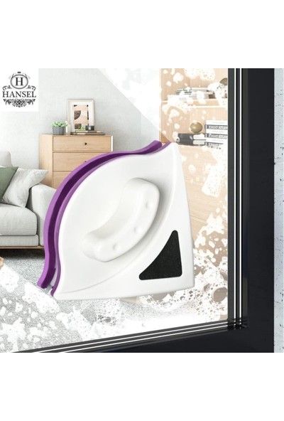 Hansel Çift Camlara Uyumlu Mıknatıslı Cam Silme Aparatı 18-30 mm Pimapen Uyumlu