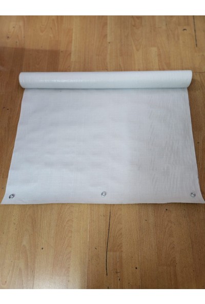 Başak Ev Tekstili Beyaz Pvc Balkon Brandası 200 Cm x 67 Cm