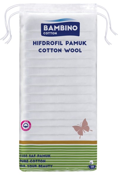 Bambino Hidrofil Pamuk 500 gr x 10 Adet Bambino Hidrofil Pamuk 500 gr x 10 Adet