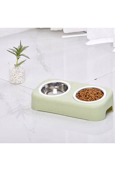 Benturks Kedi Köpek Lüx Mama Su Kabı Yeşil