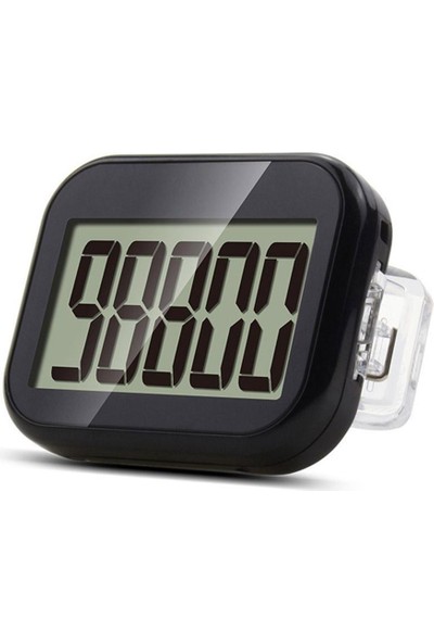Generic CR838 3D Ektronik Pedometre Siyah Renk (Yurt Dışından)