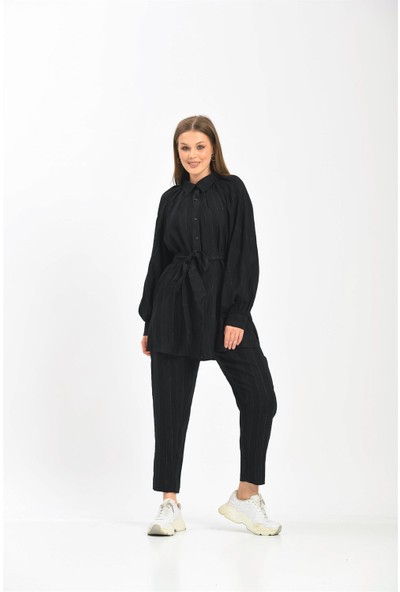 FTZ Women Bayan Keten Takım Siyah