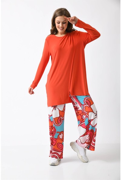 FTZ Women Bayan Örme Takım Mercan