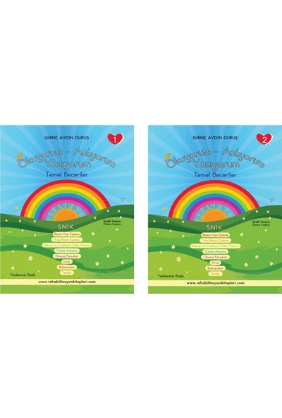 Okuyorum Anlıyorum Yazıyorum 5N1K Temel Beceriler 1-2 - Girne Aydın Duruş (Ciltli)