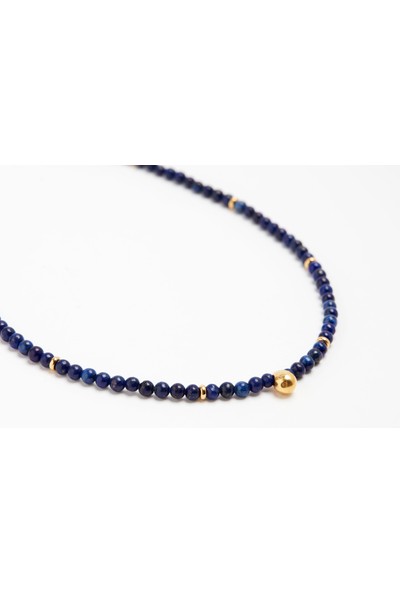 Capra Lapis Gümüş Gold Uçlu Kolye Capra Lapis Gümüş Gold Uçlu Kolye