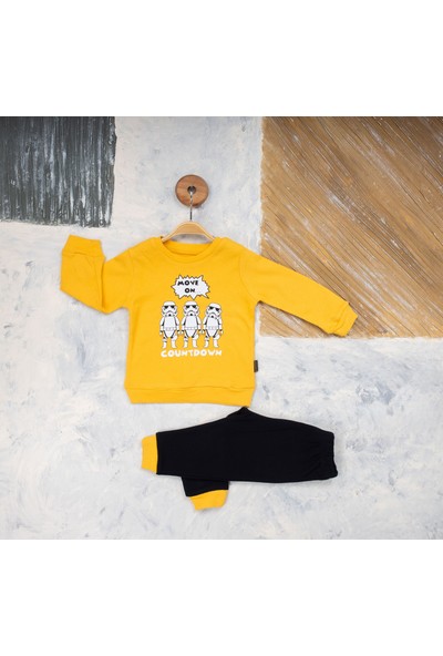 Saymoystar Kids Robot Baskılı Erkek Bebek 2li Takım