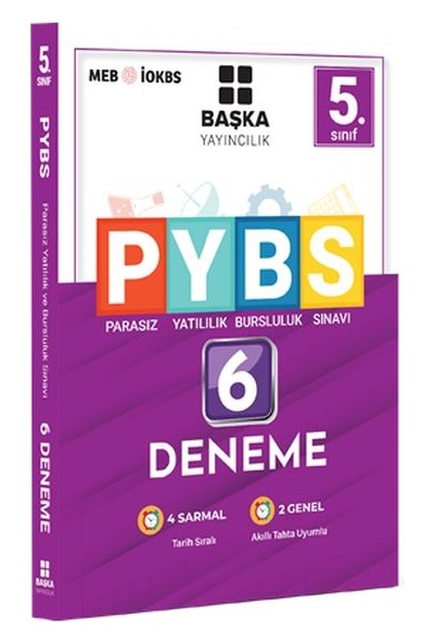 Başka Yayıncılık 2022 5. Sınıf Pybs 6 Deneme Başka Yayıncılık 2022 5. Sınıf Pybs 6 Deneme