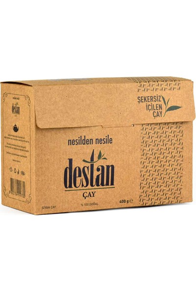 Destan Şekersiz Içim Siyah Çay (400 Gr) Destan Şekersiz Içim Siyah Çay (400 Gr)