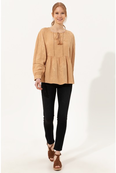 U.S. Polo Assn. Bayan Black Denim Pantolon 50246915-DN0027