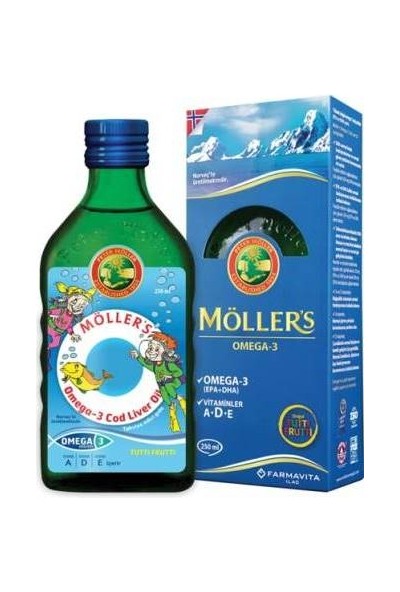 Möller's Möllers Omega-3 Balık Yağı Şurubu 250 Ml Möller's Möllers Omega-3 Balık Yağı Şurubu 250 Ml