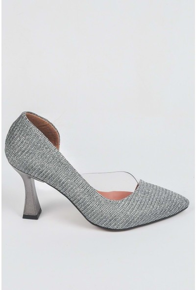 New Angel 653 Kadın Şeffaf Detaylı Klasik Stiletto