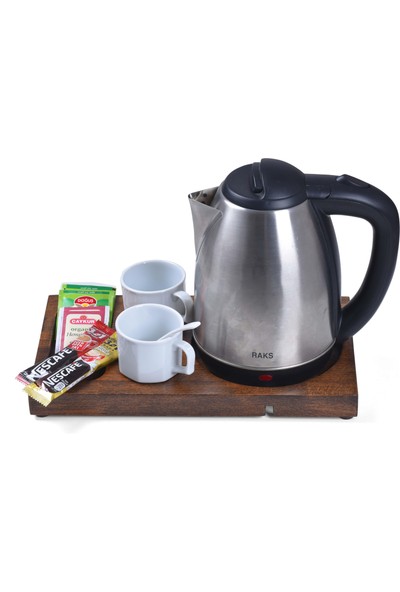 Woodlife Karşılama-Otel-Ikram Tepsisi-Ceviz Renk 35 x 20 x 3 cm