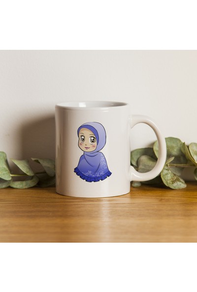 Bin1 Store Tesettür Bayan Porselen Kupa Bardak Bin1 Store Tesettür Bayan Porselen Kupa Bardak