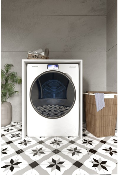 Liyano Kurutma Makine Dolabı Çamaşır Makine Dolabı Üst Dolap Organizer