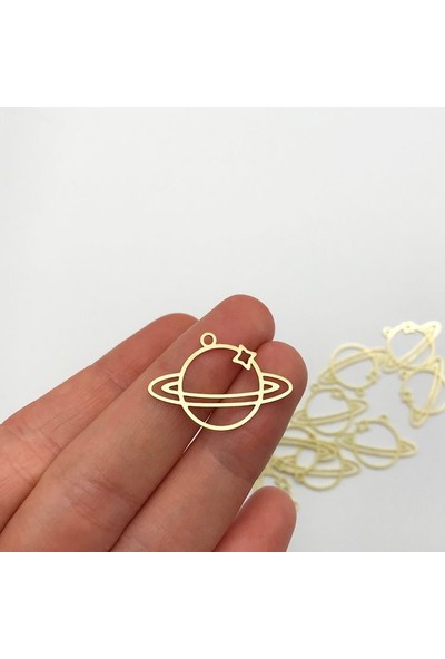 Gökdeniz 925 Gezegen Tasarım Gümüş Kolye Özel Gün Hediyesi