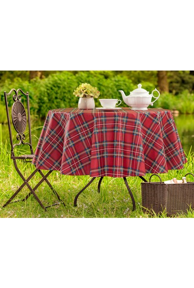 Fiorent Pvc Masa Örtüsü - Kırmızı - 140 cm Fiorent Pvc Masa Örtüsü - Kırmızı - 140 cm