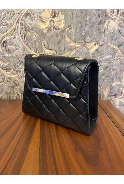 Trend Butik Siyah Kadın Zincir Askılı Kapitone Günlük Çapraz Çanta Trend Butik Siyah Kadın Zincir Askılı Kapitone Günlük Çapraz Çanta