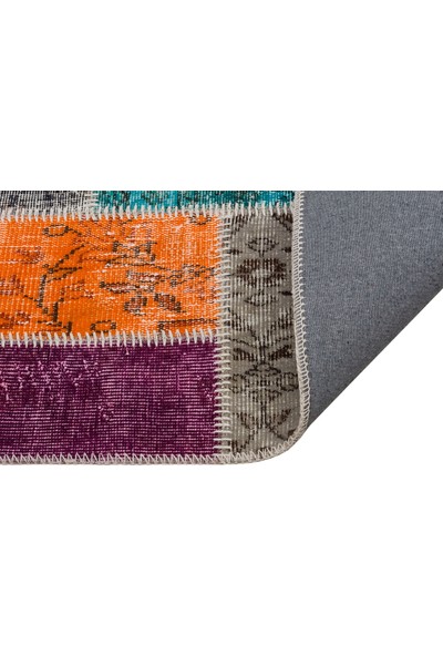 Sempati Halı El Dokuma Patchwork Halı 160 x 230 cm 6045 Sempati Halı El Dokuma Patchwork Halı 160 x 230 cm 6045