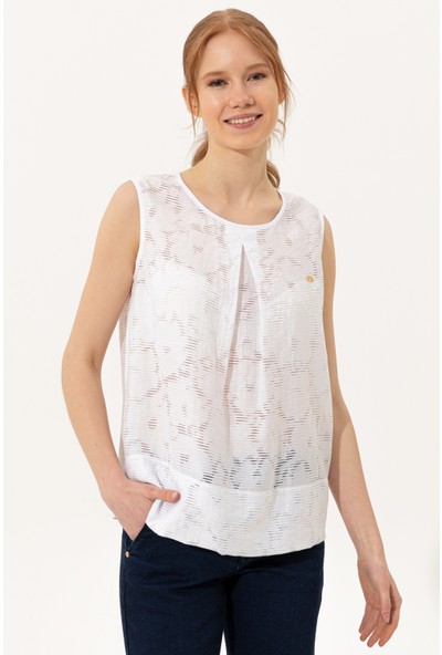 U.S. Polo Assn. Kadın Beyaz Gömlek