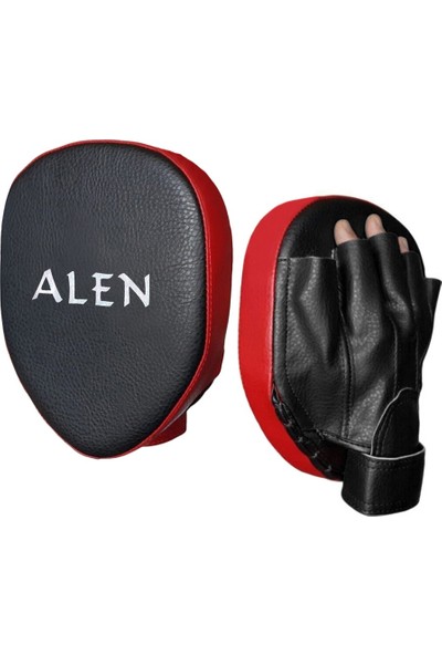 Alen Spor Alen Parmaklı Taekwando Ellik Boks Lapası Kırmızı Siyah