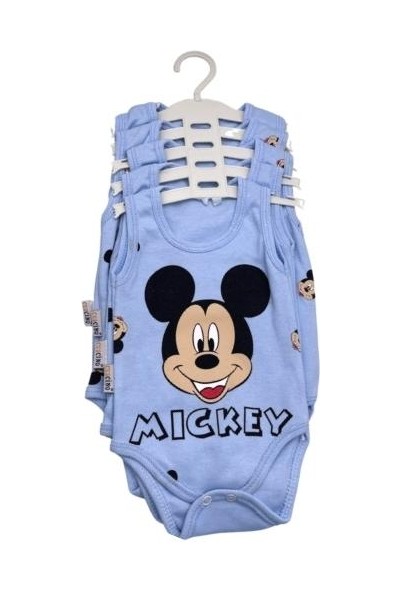 Bebek Body Badi Bady 5 Li Çıt Çıtlı Baskılı Bisiklet Yakaerkek Kız