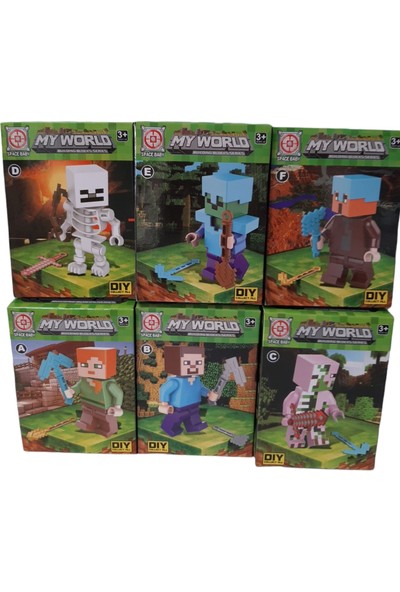 Minecraft 1 Figürlü LEGO Minecraft Oyun Seti
