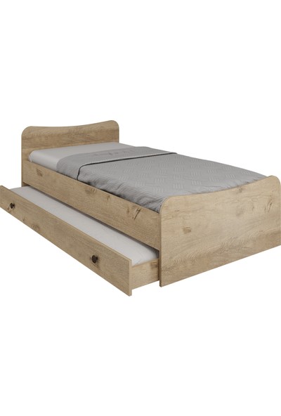 Kzn Home Selen Yavrulu Karyola Meşe