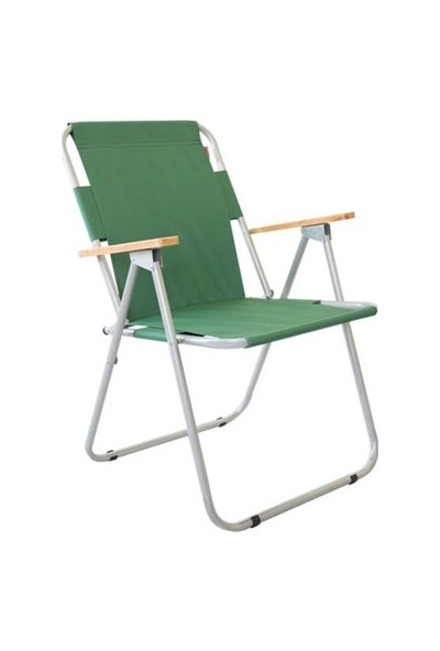 Katlanabilir Tahta Plaj Kamp Sandalyesi
