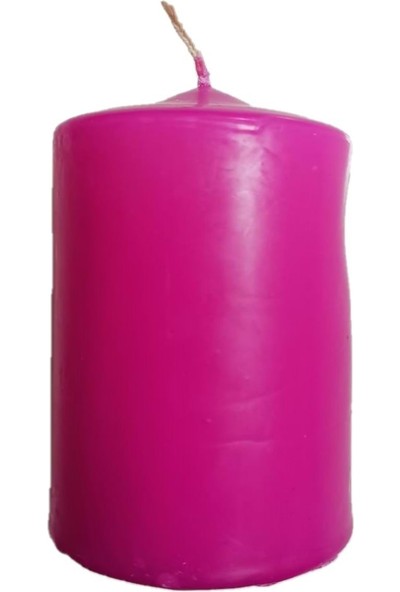 Organizasyon Pazarı 7X10 cm Koyu Pembe Silindir Mum 1 Adet Organizasyon Pazarı 7X10 cm Koyu Pembe Silindir Mum 1 Adet