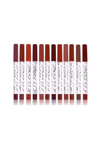 Mujgan 12'li Yoğun Mat Kalın Dudak Kalemi