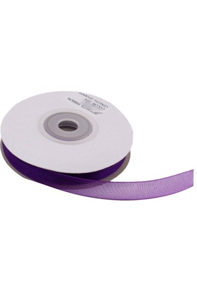 Piyop Organze Kurdele 10 mm - 22 Metre Mor